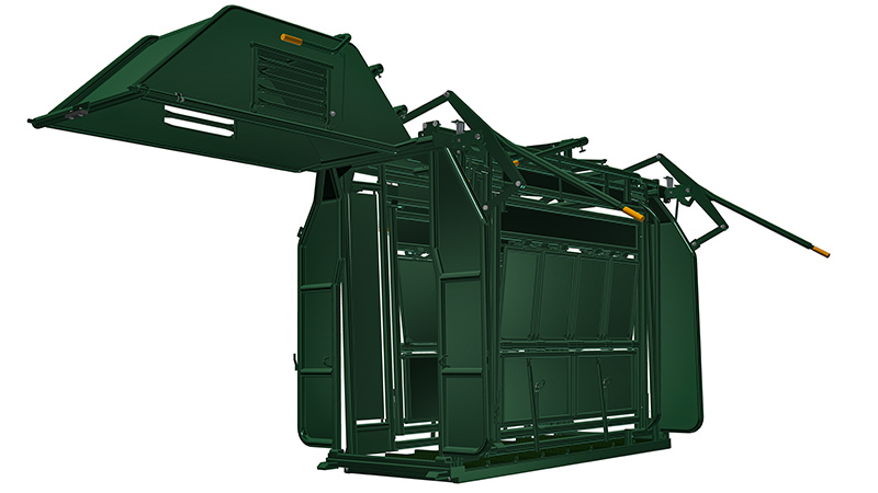 Manual Bison Squeeze Chute » Hi-Hog